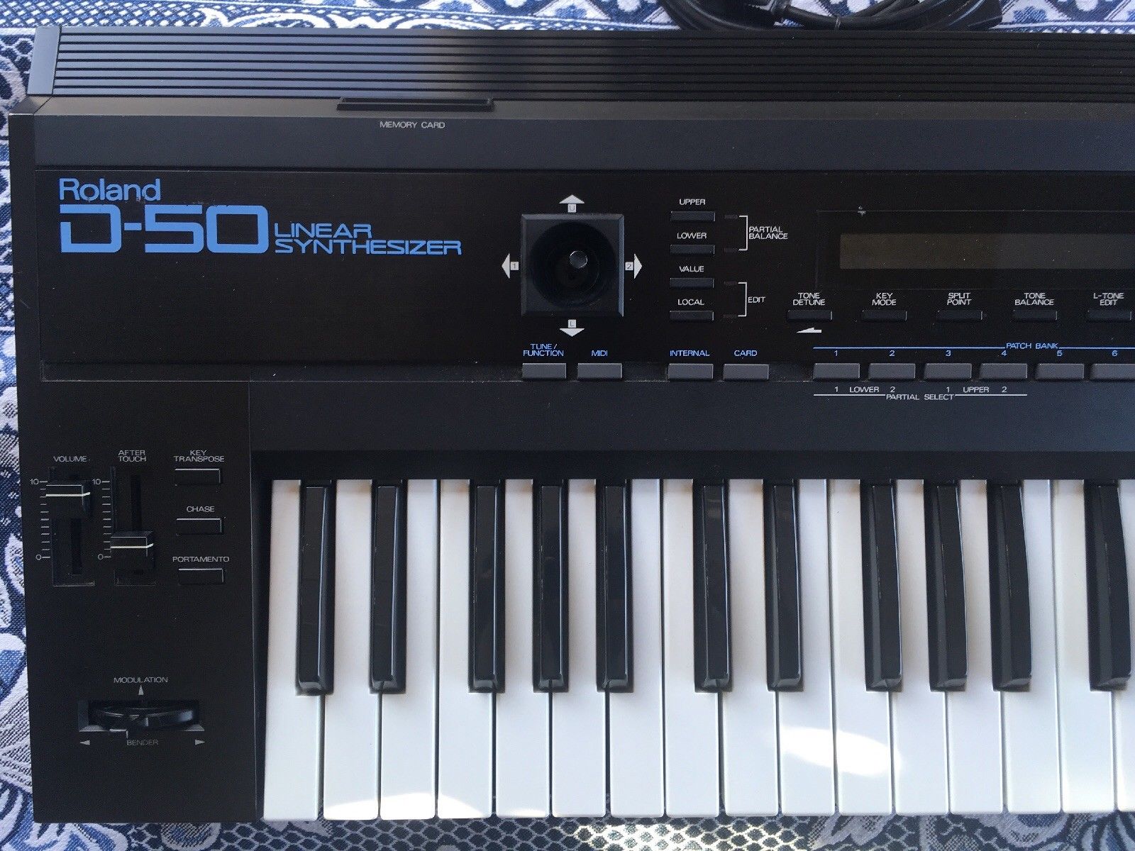 MATRIXSYNTH: Vintage Roland D-50 Synthesizer Keyboard 61 Key Digital ...