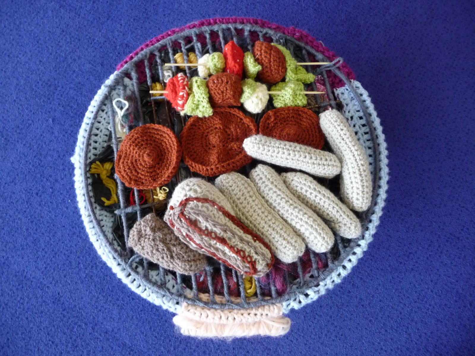 Blooming Marvellous ~ community knitted garden : BBC filmed us today