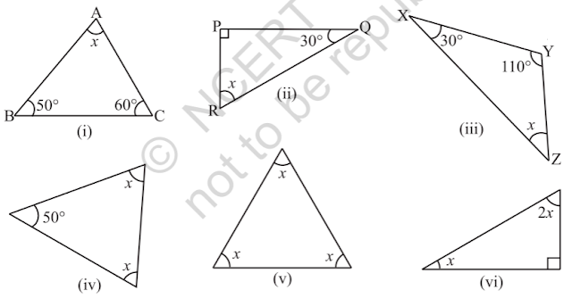 NCERT Solutions for Class 7 Maths Chapter 6 The Triangle and its Properties