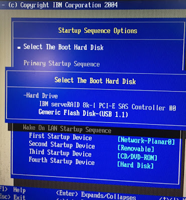 Cách chọn Boot từ USB cho Server IBM X3400 | How to choose Boot from ...