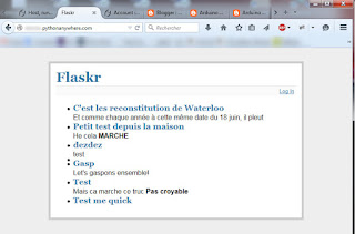 Python + Flask + PythonAnywhere : Partie 4 - FlaskR démo - MCHobby - Le ...