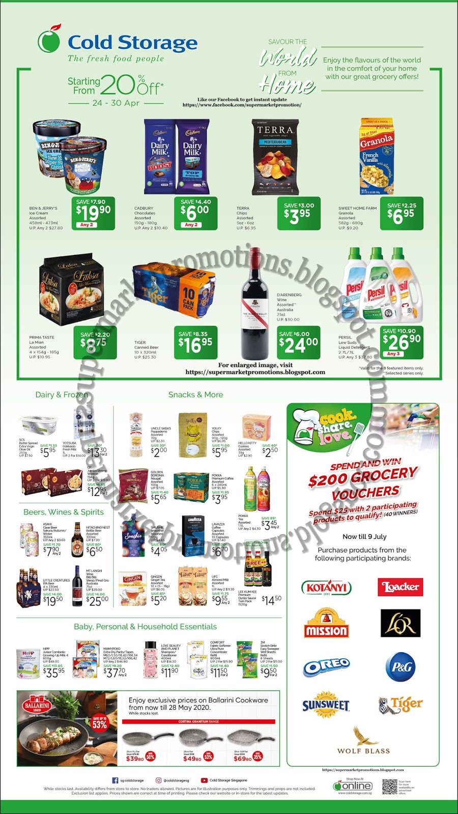 Cold Storage Weekly Promotion 24 - 30 April 2020 ~ Supermarket Promotions