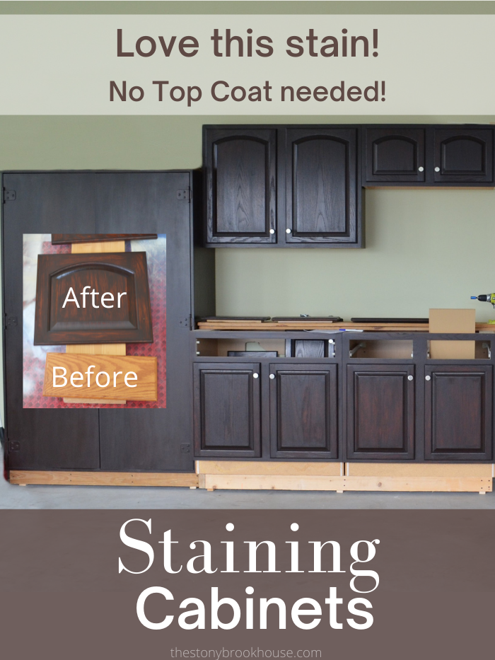 Staining Cabinets ~ Love This Stain! | The Stonybrook House