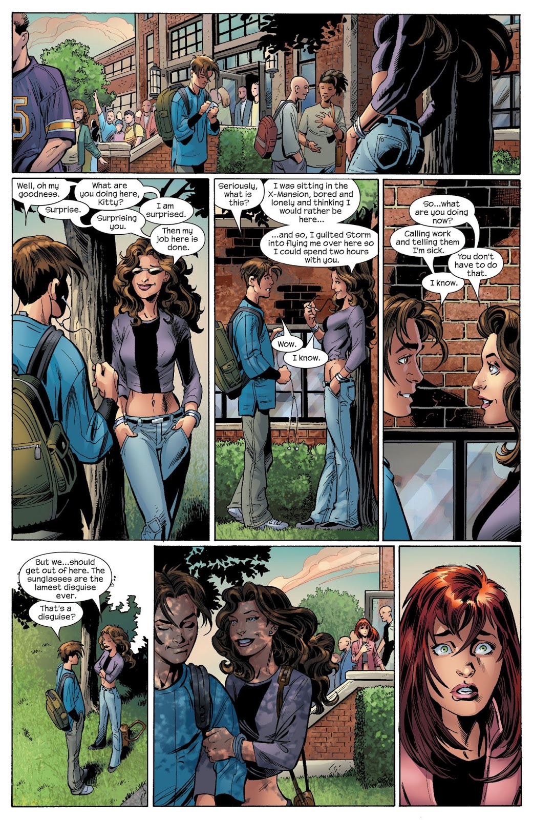 Spider Man And Kitty Pryde