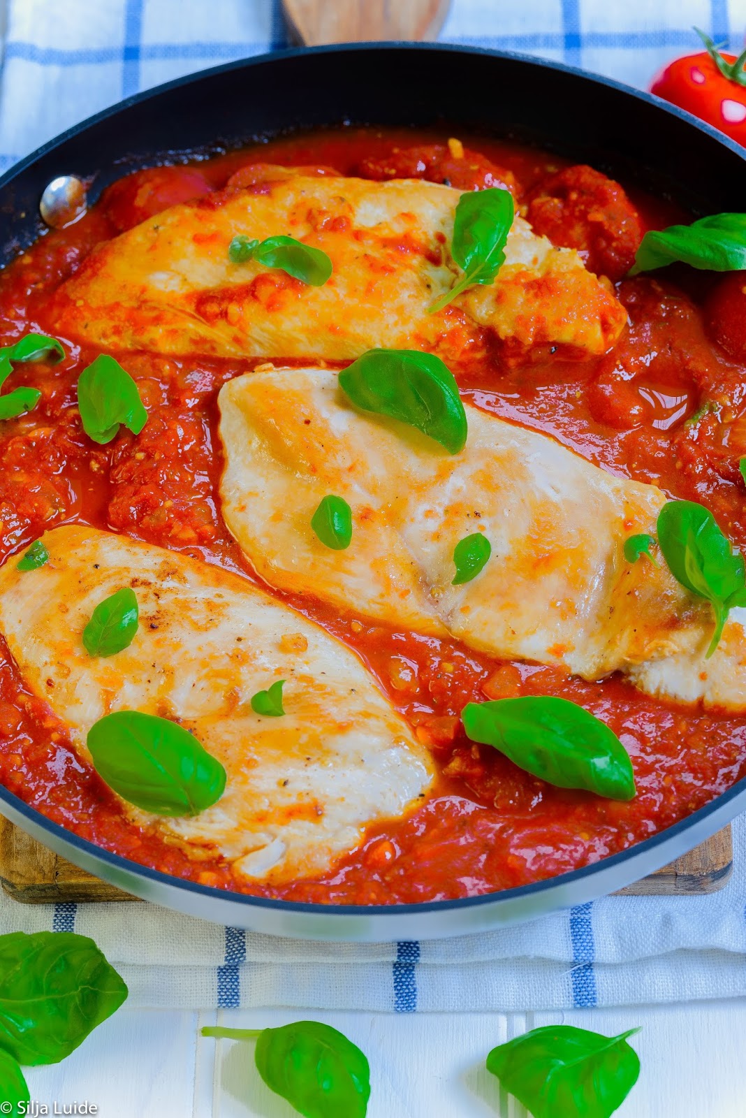 Silja, Food & Paris: Spagetid kanafilee ja tomatikastmega