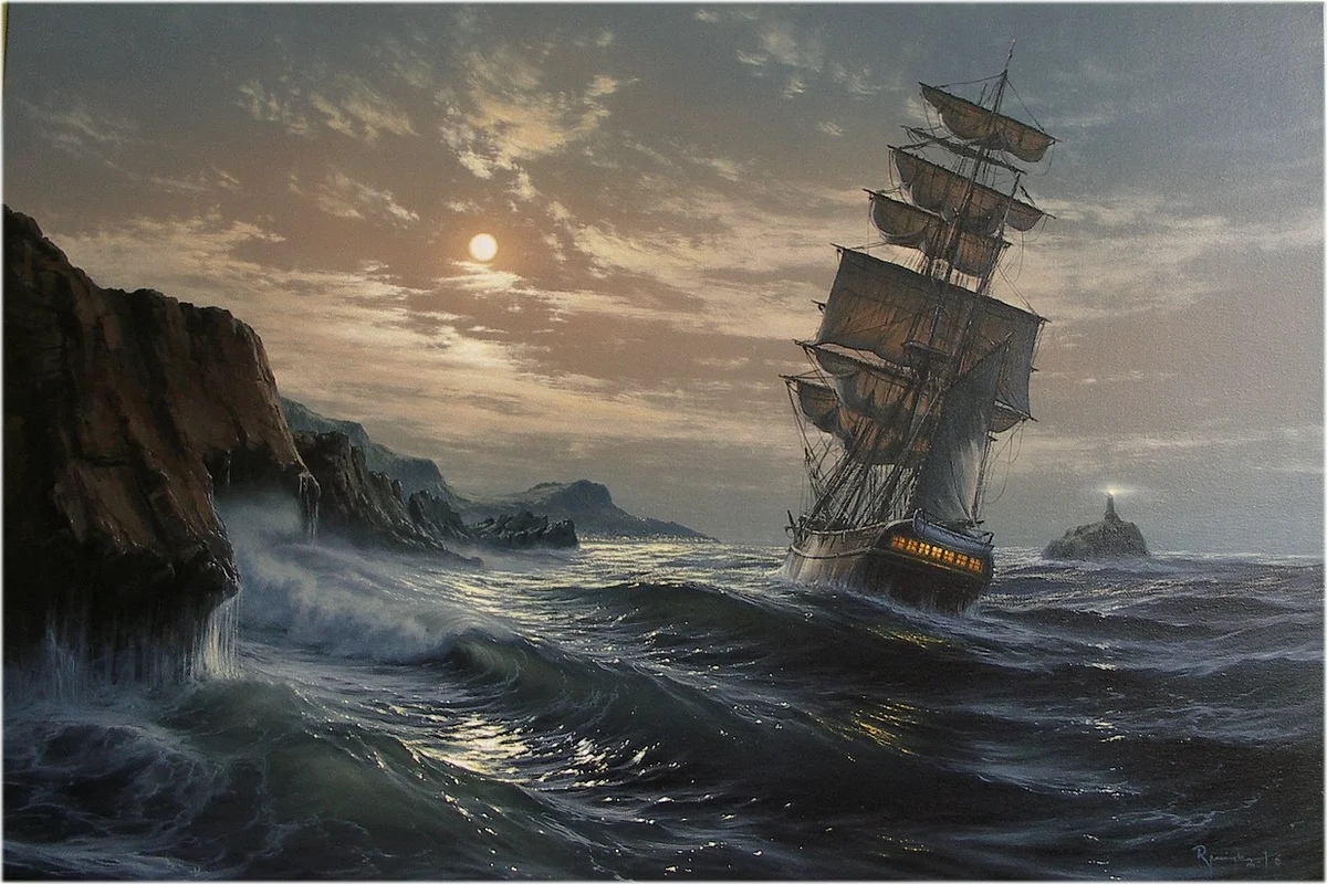 Marek Ruzyk the seascapes artist b1965 - ArtLiveAndBeauty ...