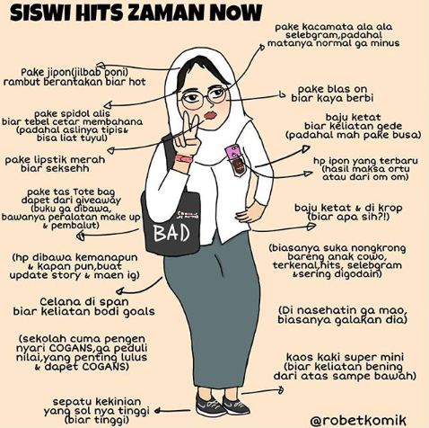 fiandruru's: Perbedaan anak SMA jaman now yang hitz dengan yang biasa saja