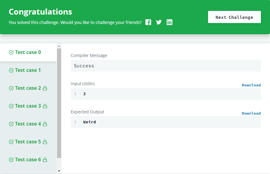Day 3: Intro to Conditional Statements | 30 Days of Code | Hackerrank ...