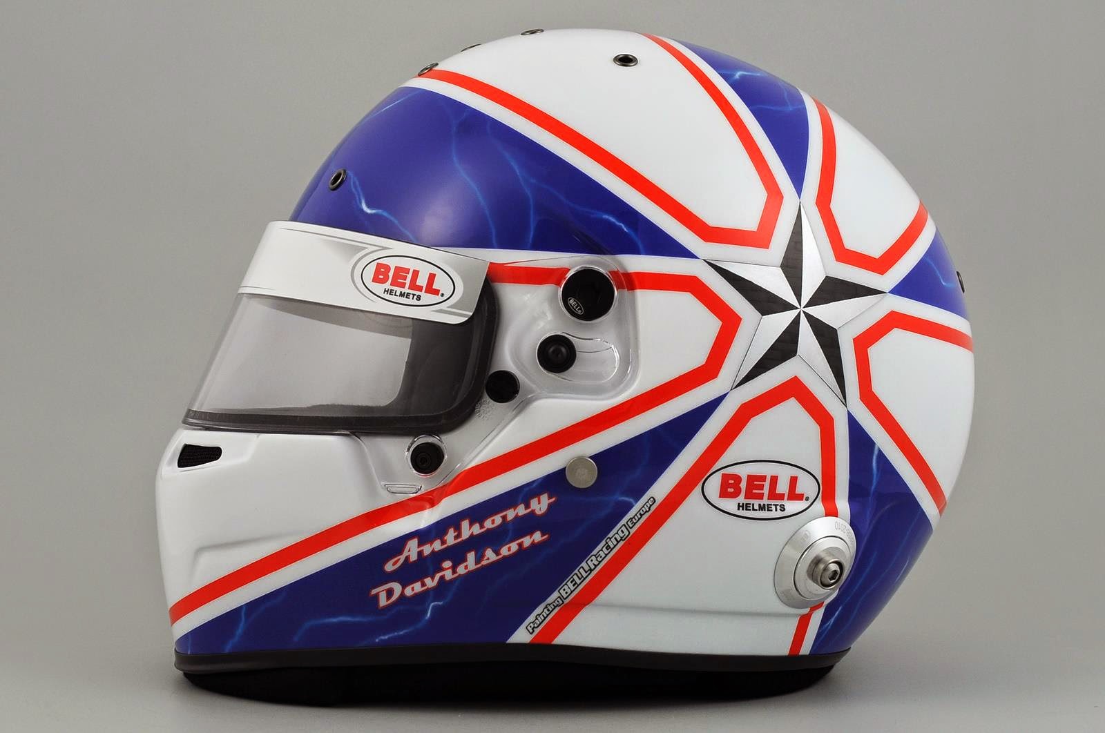 Racing Helmets Garage: Bell HP7 A.Davidson 2014 by Bell Racing Europe