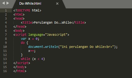Belajar HTML | Nassya Putri Riyani: JAVA SCRIPT : PENGULANGAN & FUNGSI