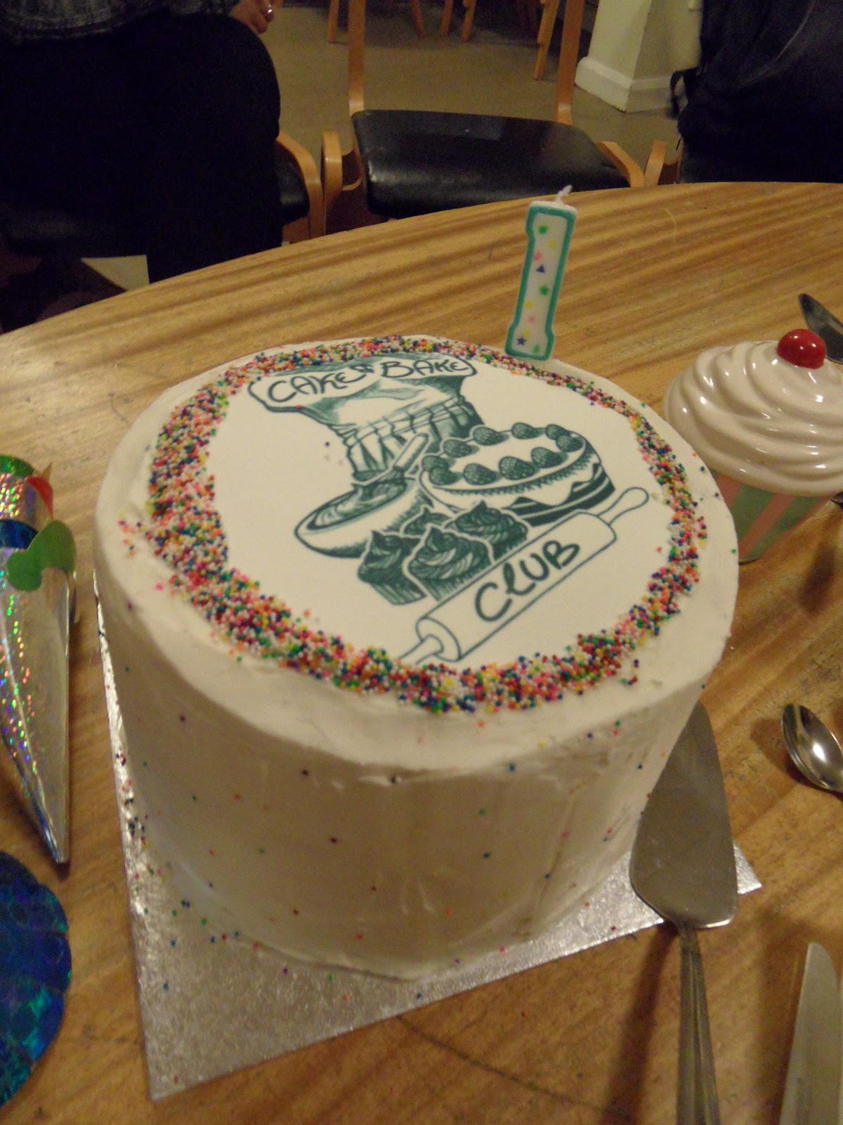 Cambridge Cake'n'Bake Club: Stacey's Rainbow Birthday Cake (of doom!!)