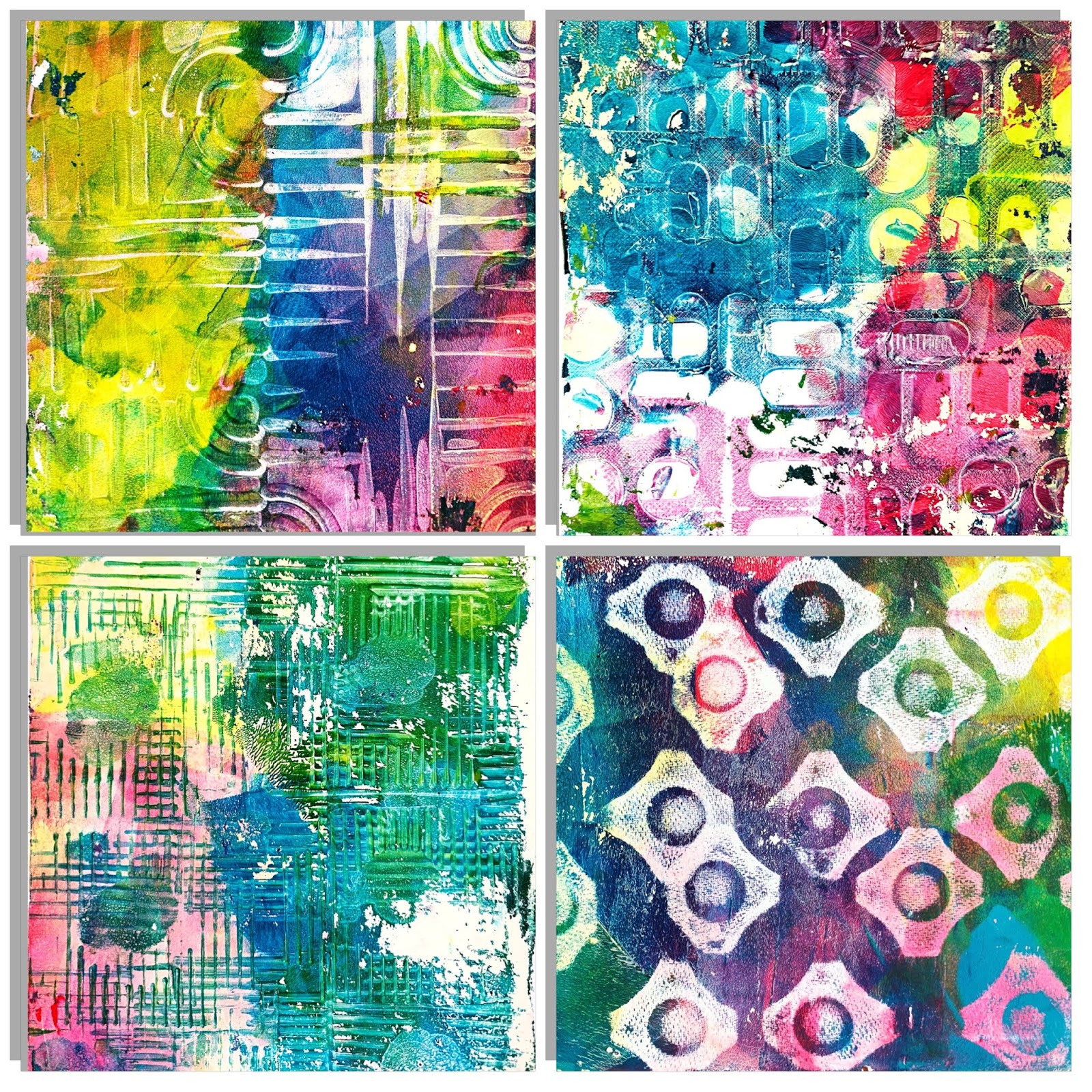 Printing with Gelli Arts®: Recycle! Print with Packaging Materials by ...