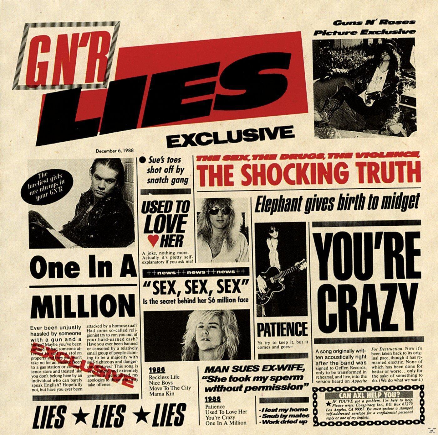 Classic Rock Covers Database: Guns N' Roses - G N' R Lies (1988)