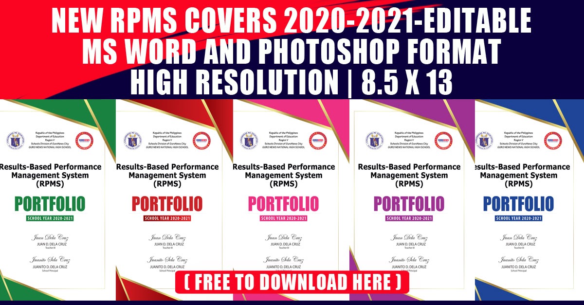NEW RMPS COVERS | EDITABLE | 2020-2021