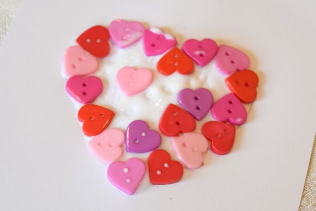 Cute As A Button Valentine Craft | What Can We Do With Paper And Glue