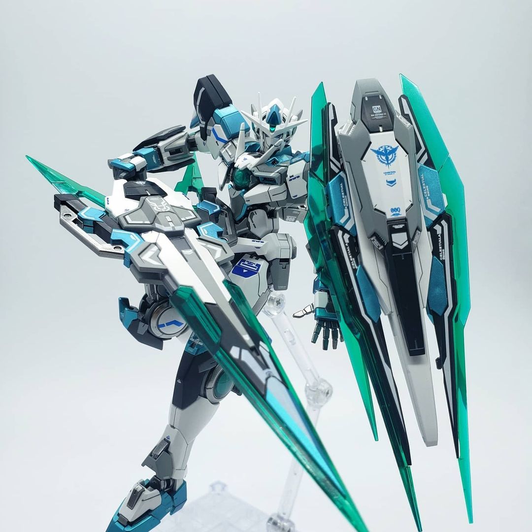 RG 1/144 00 Qant Full Saber Custom by gunplasythe - Pilot-Exia Gundam