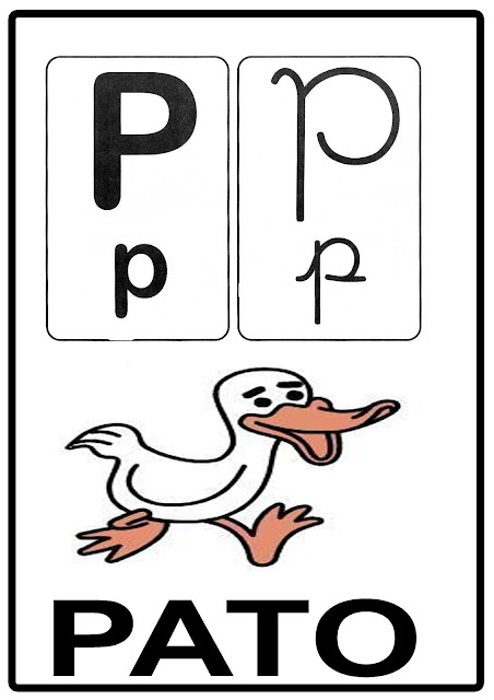 ALFABETO PARA SALA DE AULA: LETRA - P