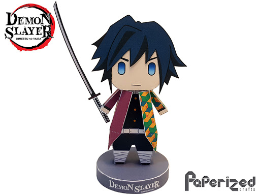 Demon Slayer: Giyu Tomioka Paperized | Paperized Crafts