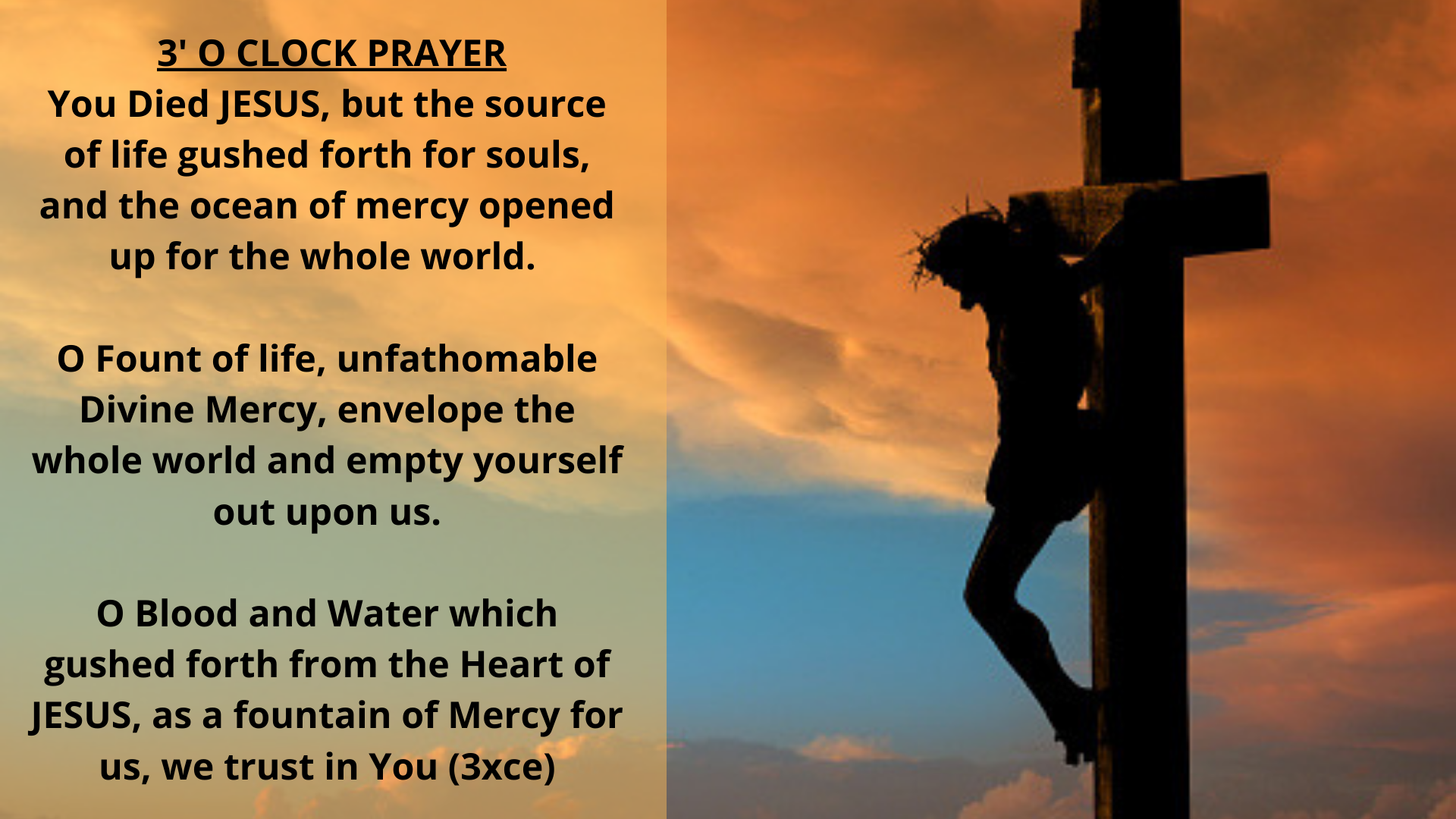 DIVINE MERCY NOVENA PRAYERS