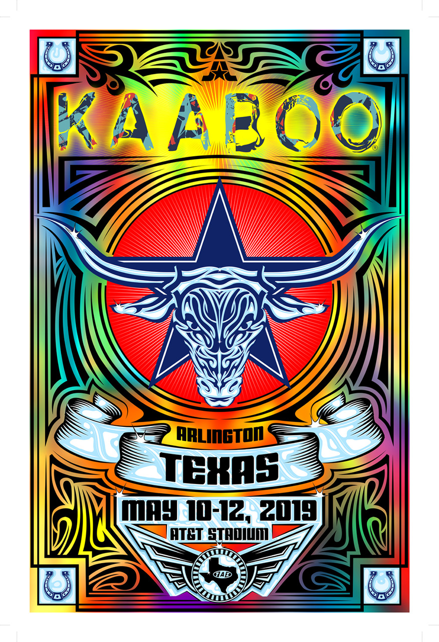 INSIDE THE ROCK POSTER FRAME BLOG: Jim Evans Kaaboo Festival Poster ...