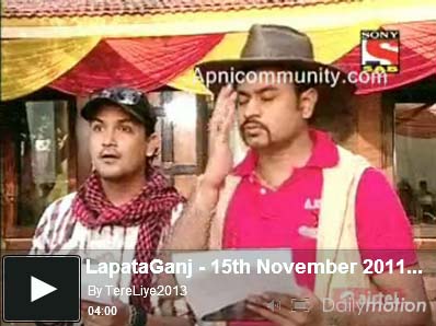 LapataGanj - 15th November 2011 pt1-Watch Sab TV Shows Online | Full ...