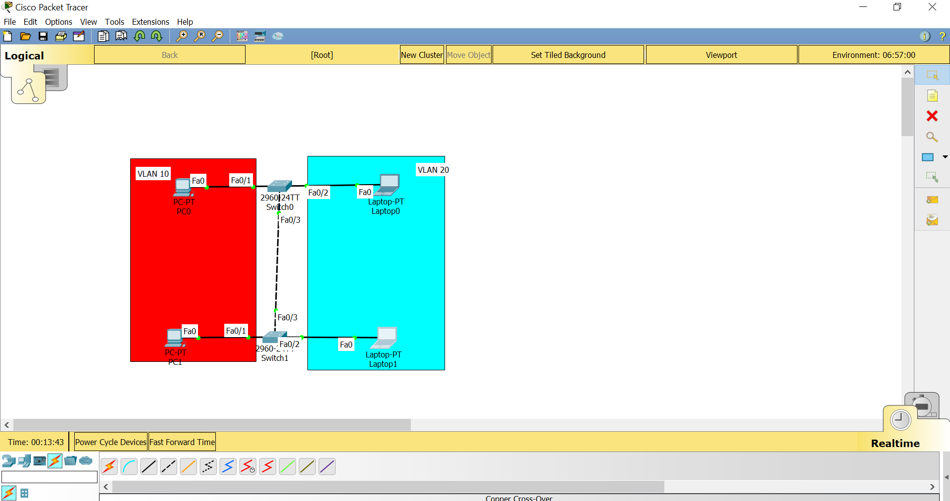 Konfigurasi VLAN Dengan 2 Switch - Network & System Konfigurasi VLAN Dengan 2 Switch - Network & System