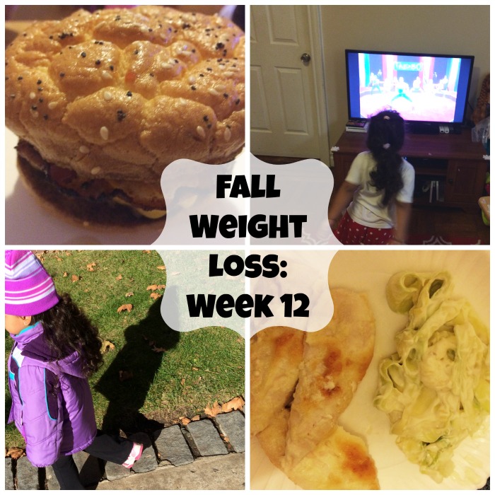 Fall Weight Loss: Week 12 - First Time Mom and Losing It