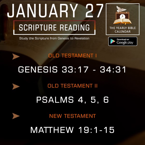 JANUARY 27, BIBLE EXPOSITION