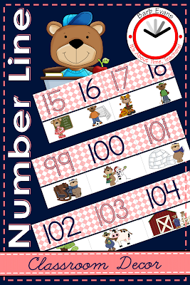 It's About Time, Teachers!: CORAL & NAVY CLASSROOM DECOR