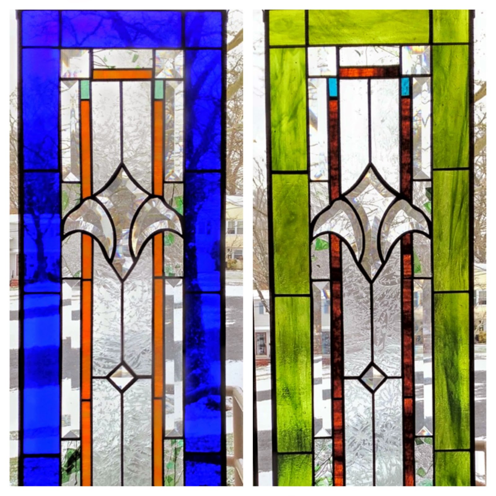 Boehm Stained Glass Blog: Changing Colors in a Stained Glass Panel