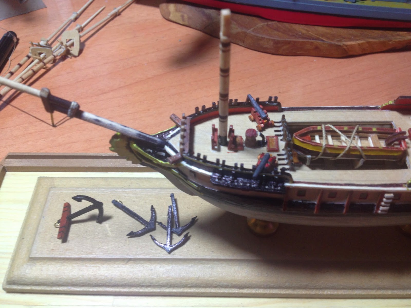 Barcos en miniatura