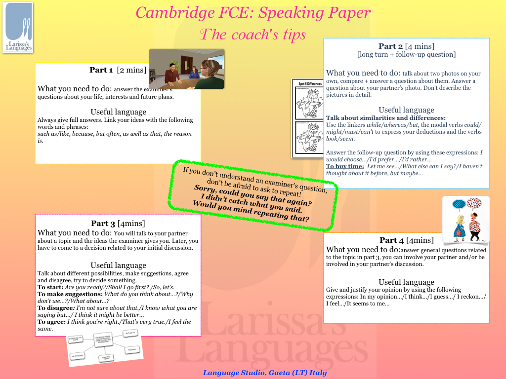 Spice Up Your English Class Cambridge FCE FCE For Schools Speaking Paper Tips spice-up-your-english-class-cambridge-fce-fce-for-schools-speaking-paper-tips
