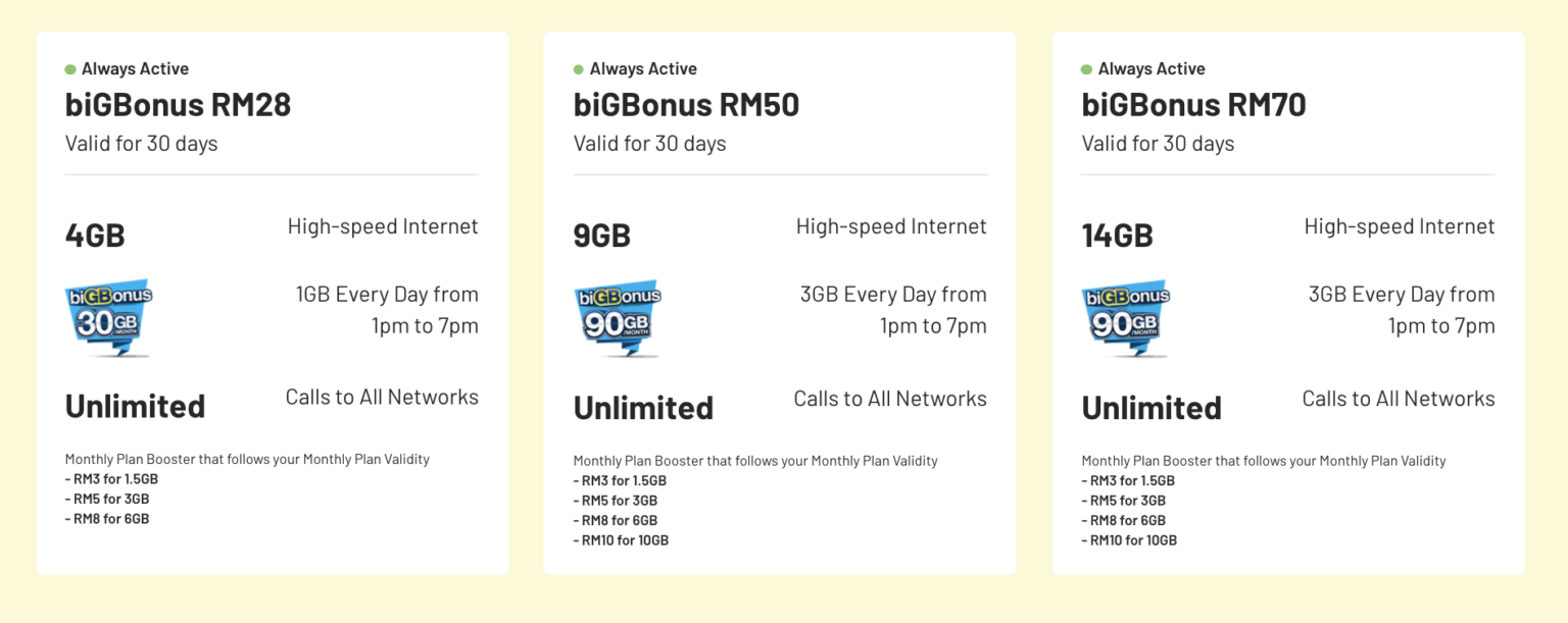 Digi推出全新预付配套：Digi Prepaid NEXT
