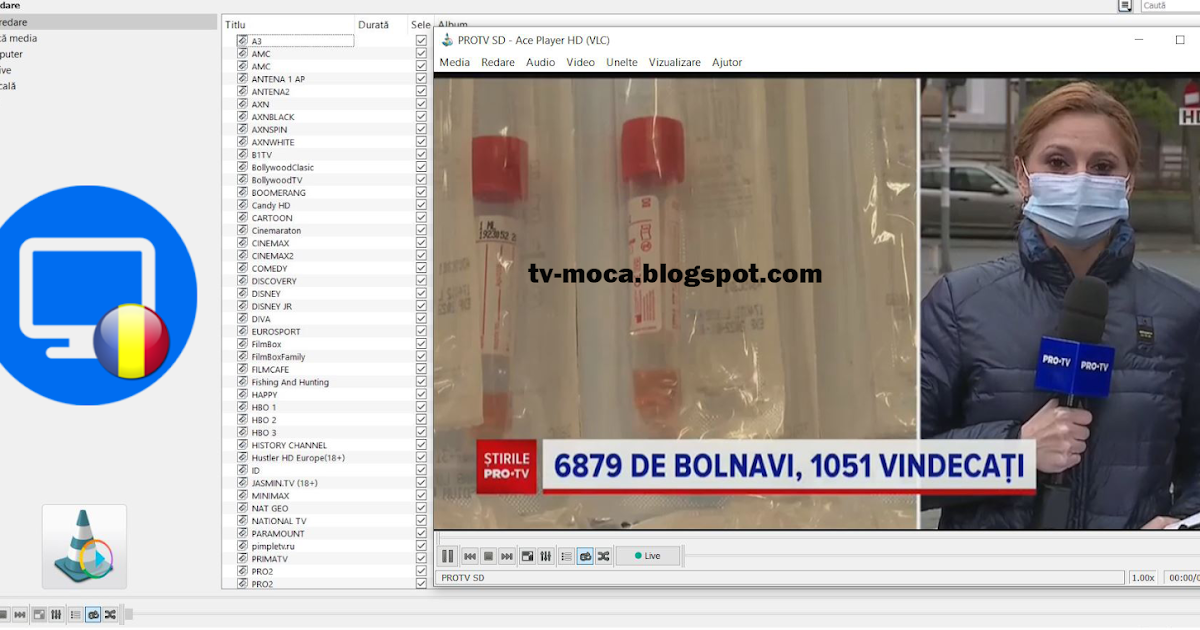 Canale Românești protocol Acestream valabile 14-04-2020 | TV Moca ...