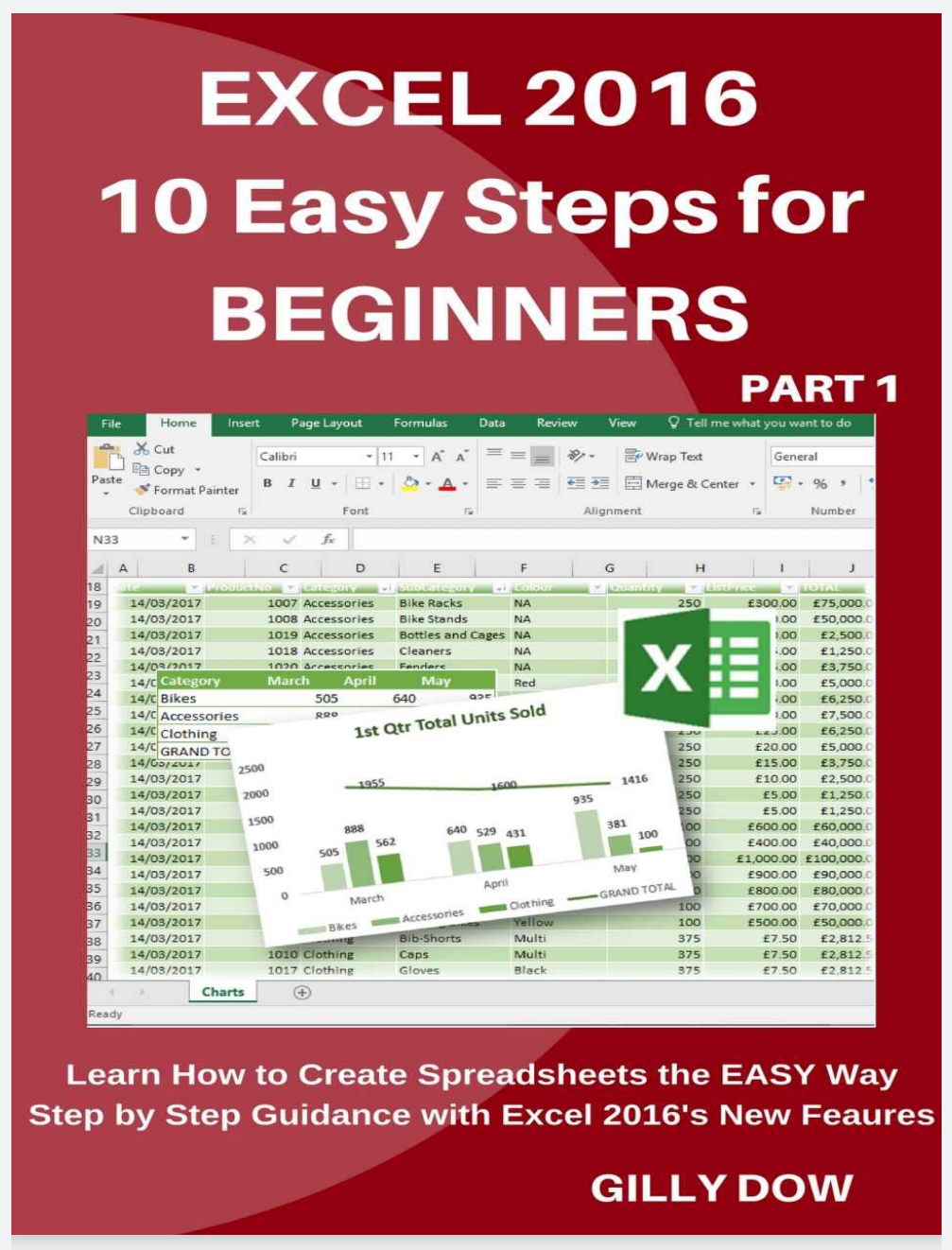 [Free ebook]Excel 2016 10 Easy Steps for Beginners - KING OF EXCEL
