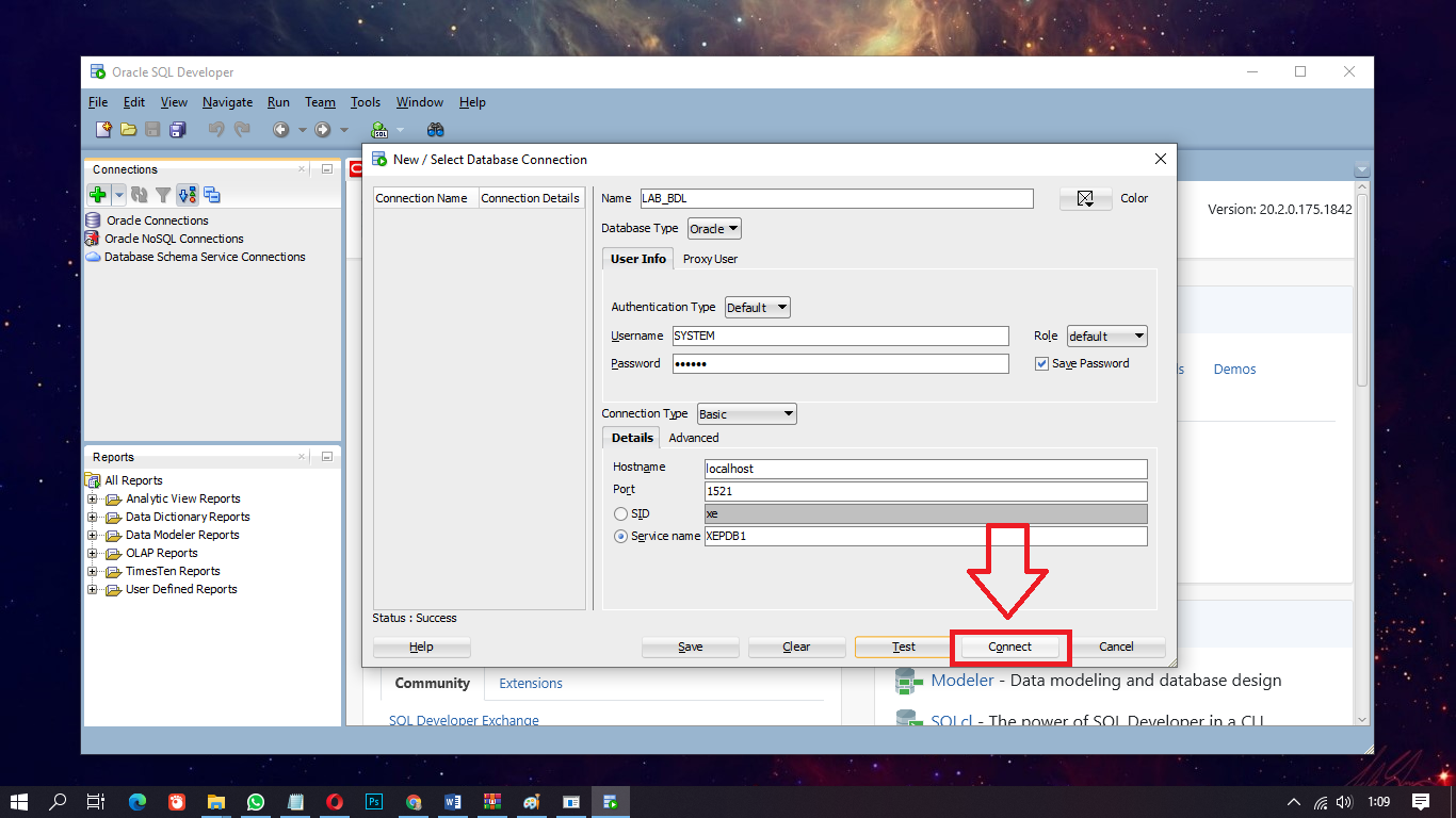 Cara Koneksi Oracle Database Menggunakan SQL Plus Dan SQL Developer ... Cara Koneksi Oracle Database Menggunakan SQL Plus Dan SQL Developer ...