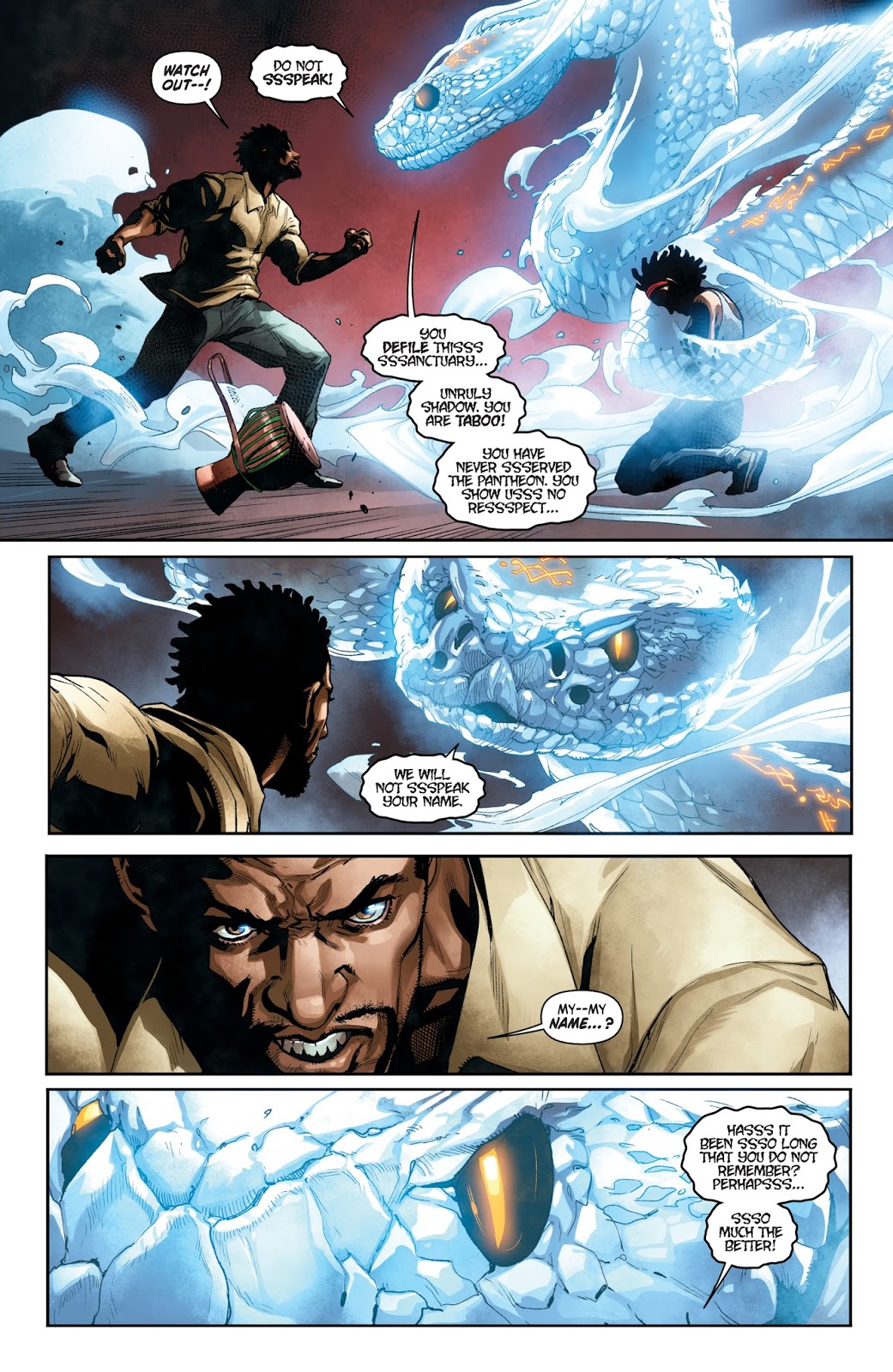 Stephen Segovia art in SHADOWMAN #1