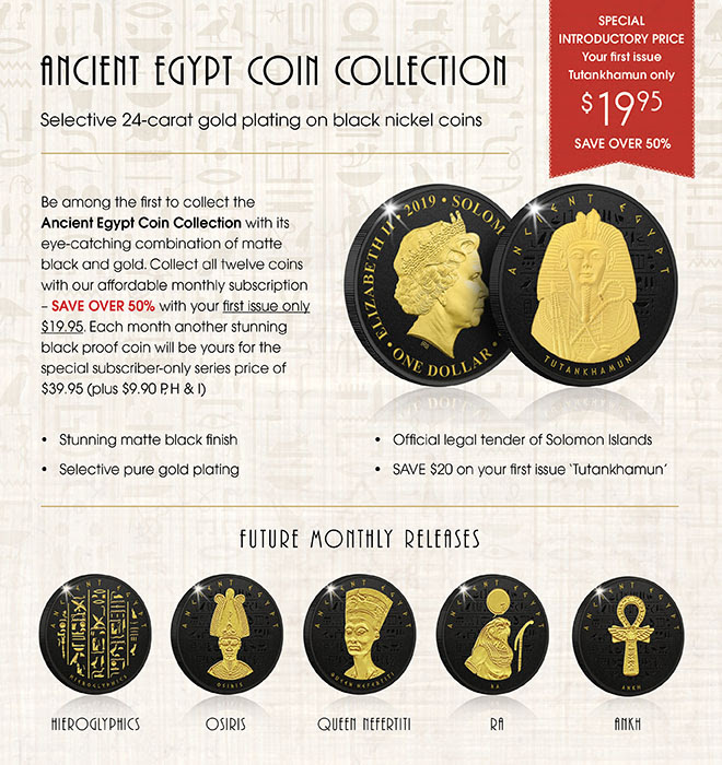 coins and more: 1252) Ancient Egypt Coin Collection, Solomon Islands: A ...