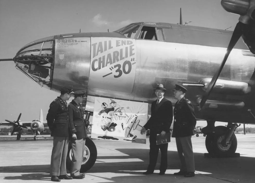Just A Car Guy: "Tail End Charlie '30,'" the last B-26G built.