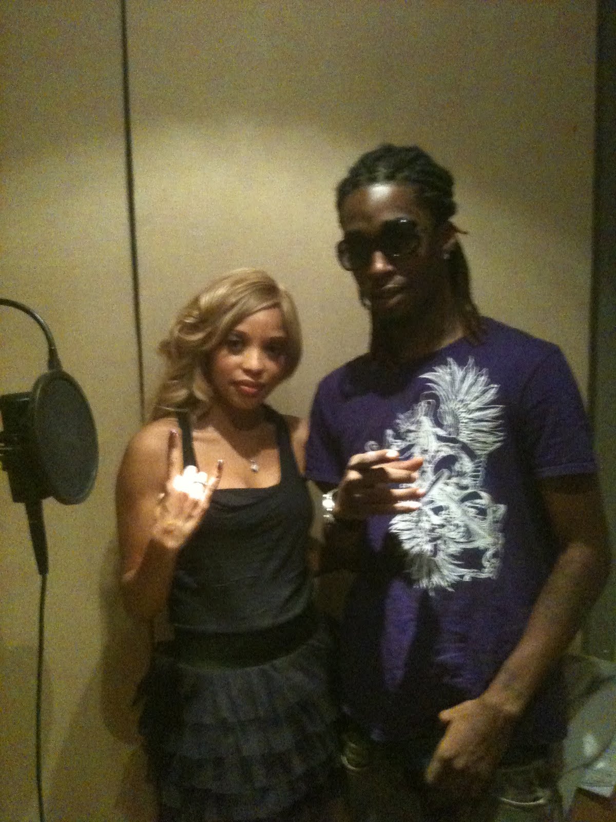 Producer " Kongo" working with Ami Miller