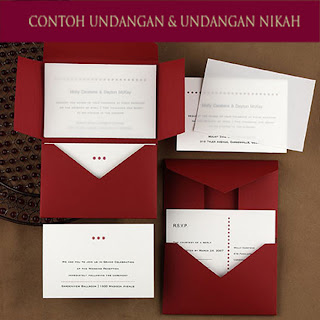 Desain undangan pernikahan merah maron | Contoh Undangan & Undangan Nikah