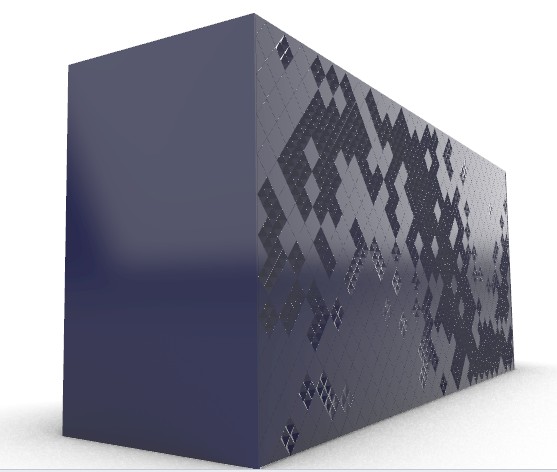 Grasshopper練習-Diamond Pattern SubDiv Facade