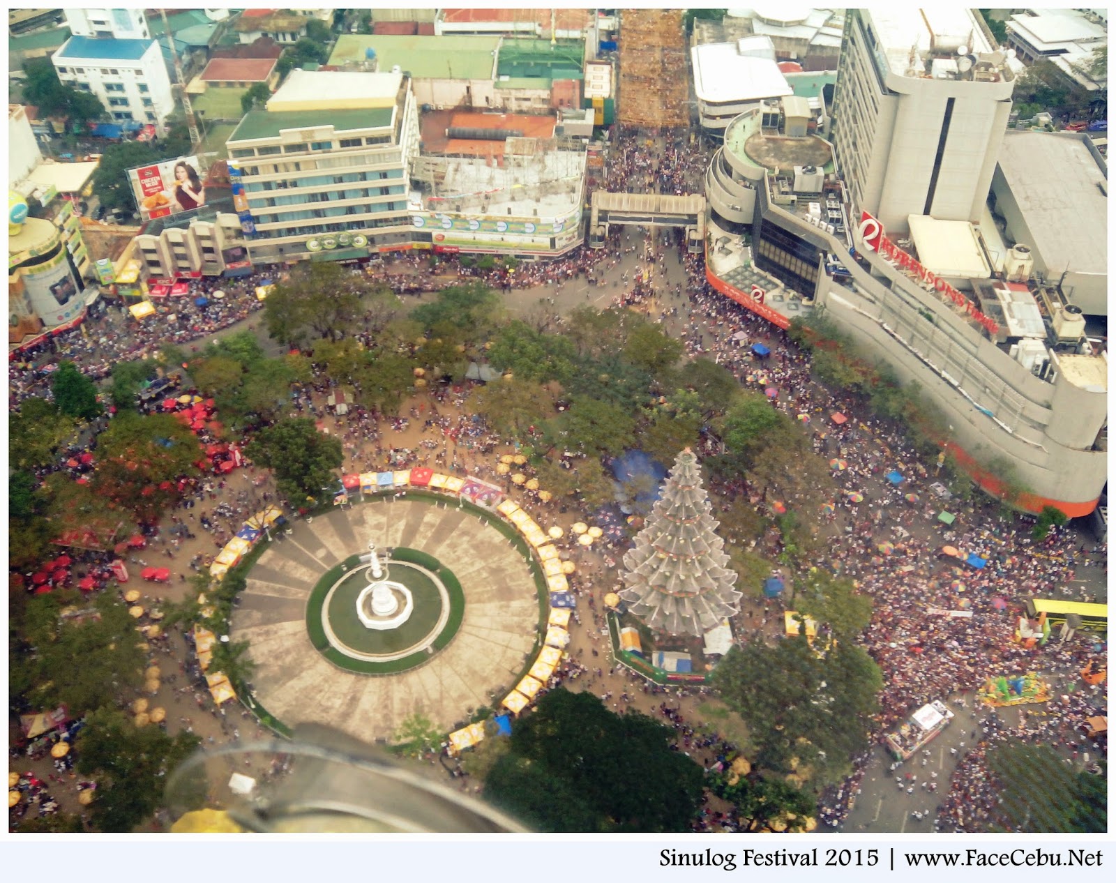 Cebu Aerial View During Sinulog Festival 2015 - Cebu's Face | Travel ...