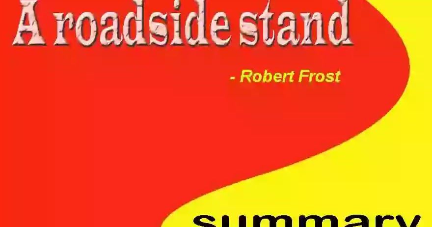 A Roadside stand summary | Questions-Answers class 12 {AHSEC}