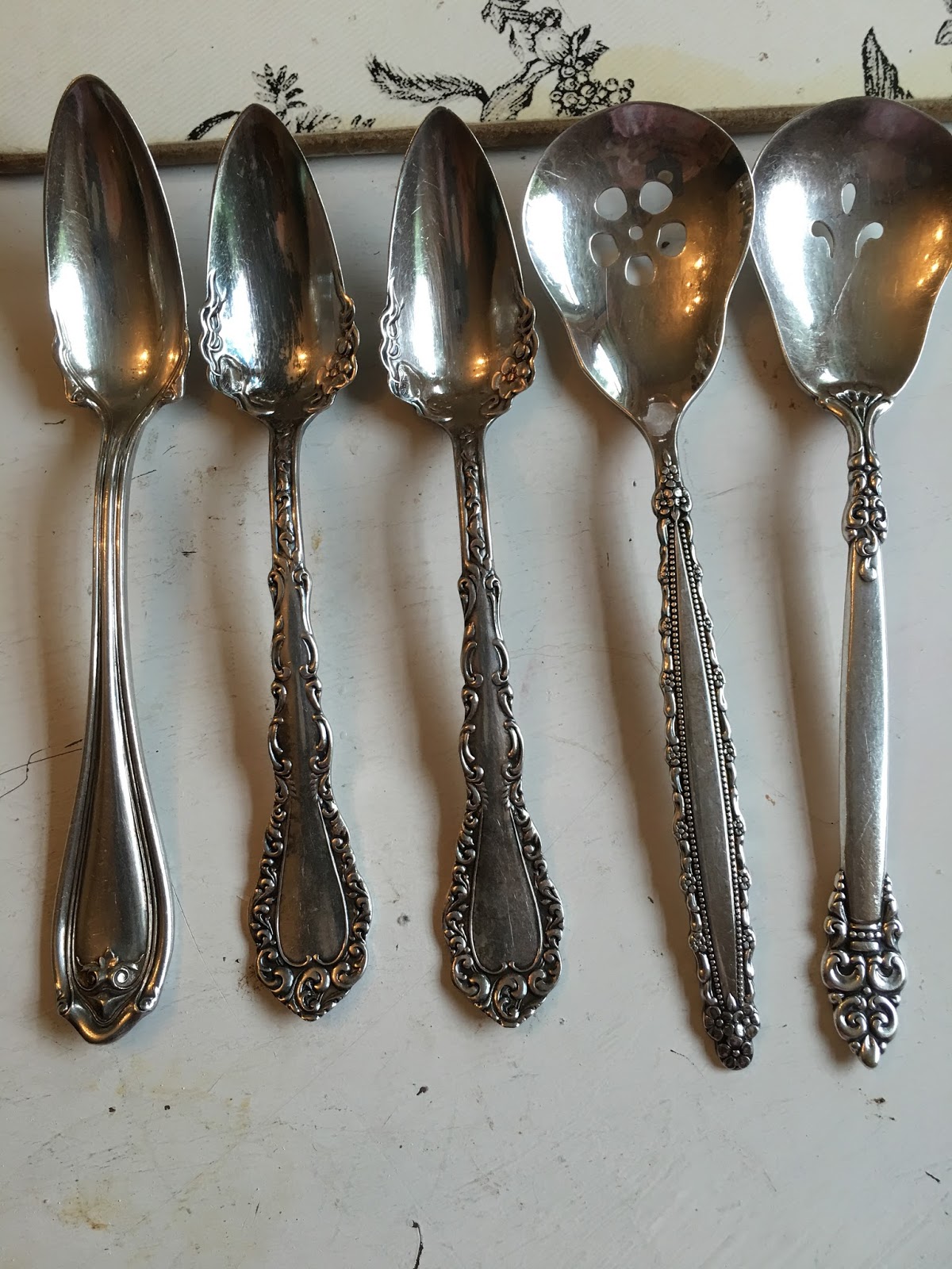 Curtains In My Tree: Sterling Silver Spoons