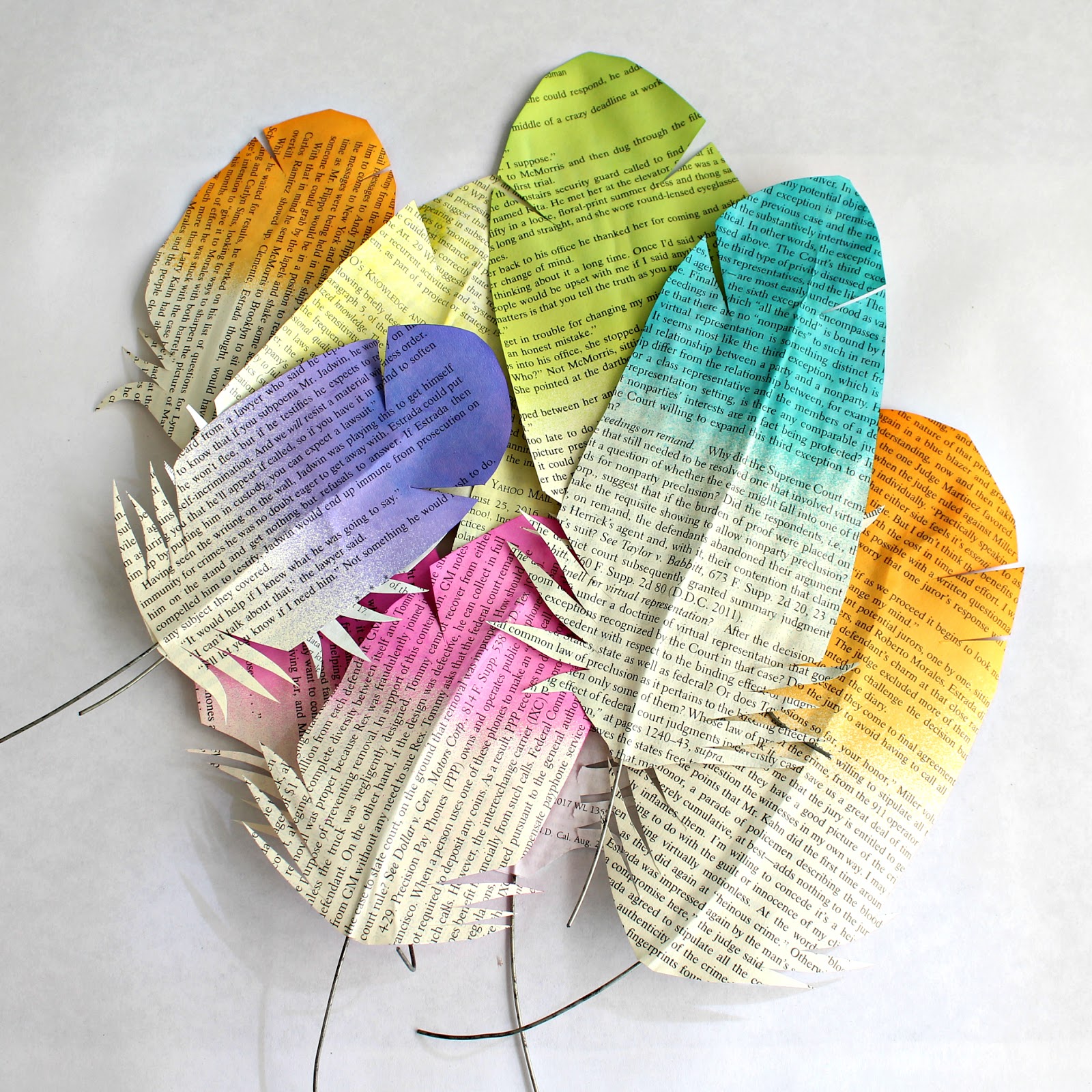 Mark Montano: Paper Feather Mobile