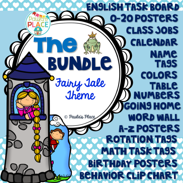 Paula's Place Teaching Resources: Classroom Decor - Fairy Tale Theme