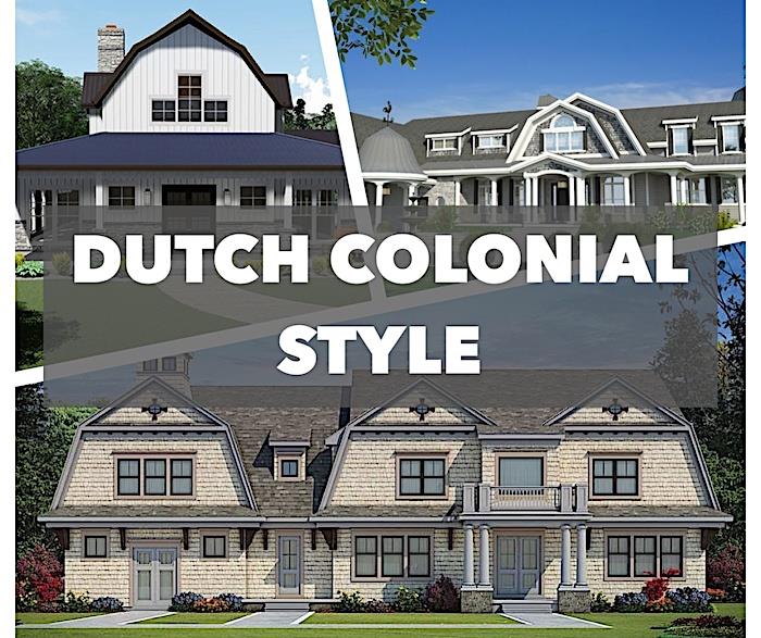 Dutch Colonial House Plans - Bathroom and Garden