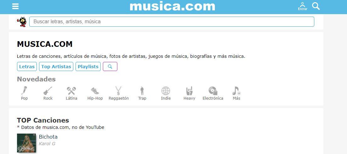 Las mejores webs para buscar letras de cualquier canción