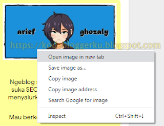 Cara Mendapatkan URL Gambar Blogspot.com - Widget Blog - Kode Blogger